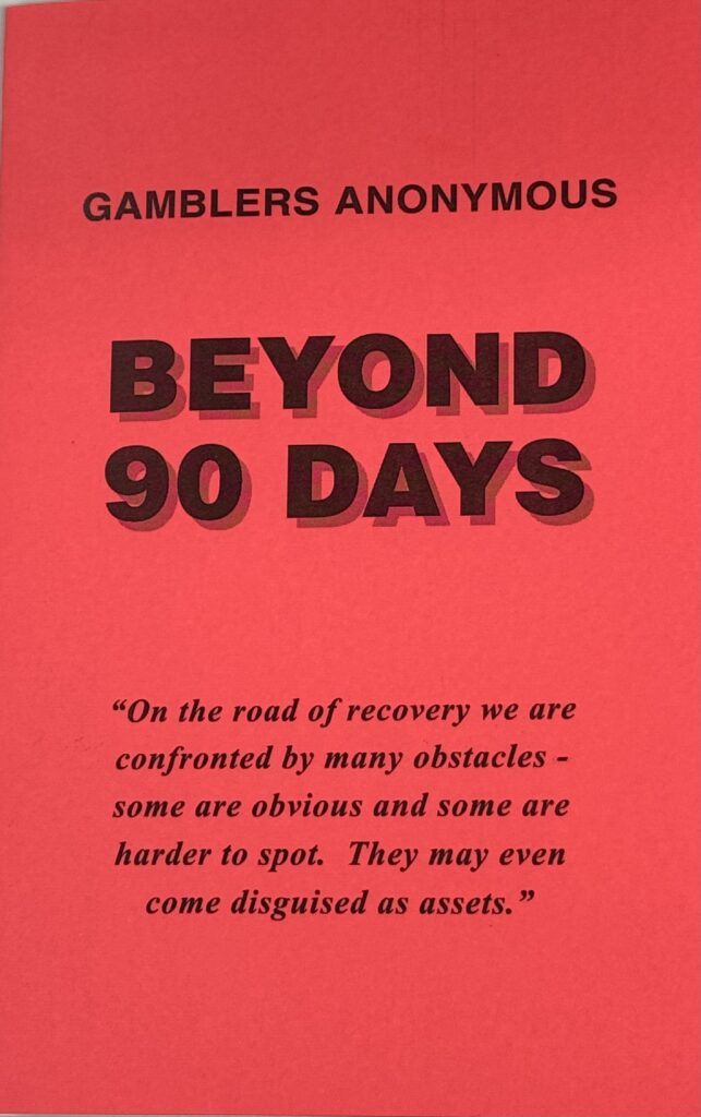 Beyond 90 Days- Large Print - Gamblers Anonymous